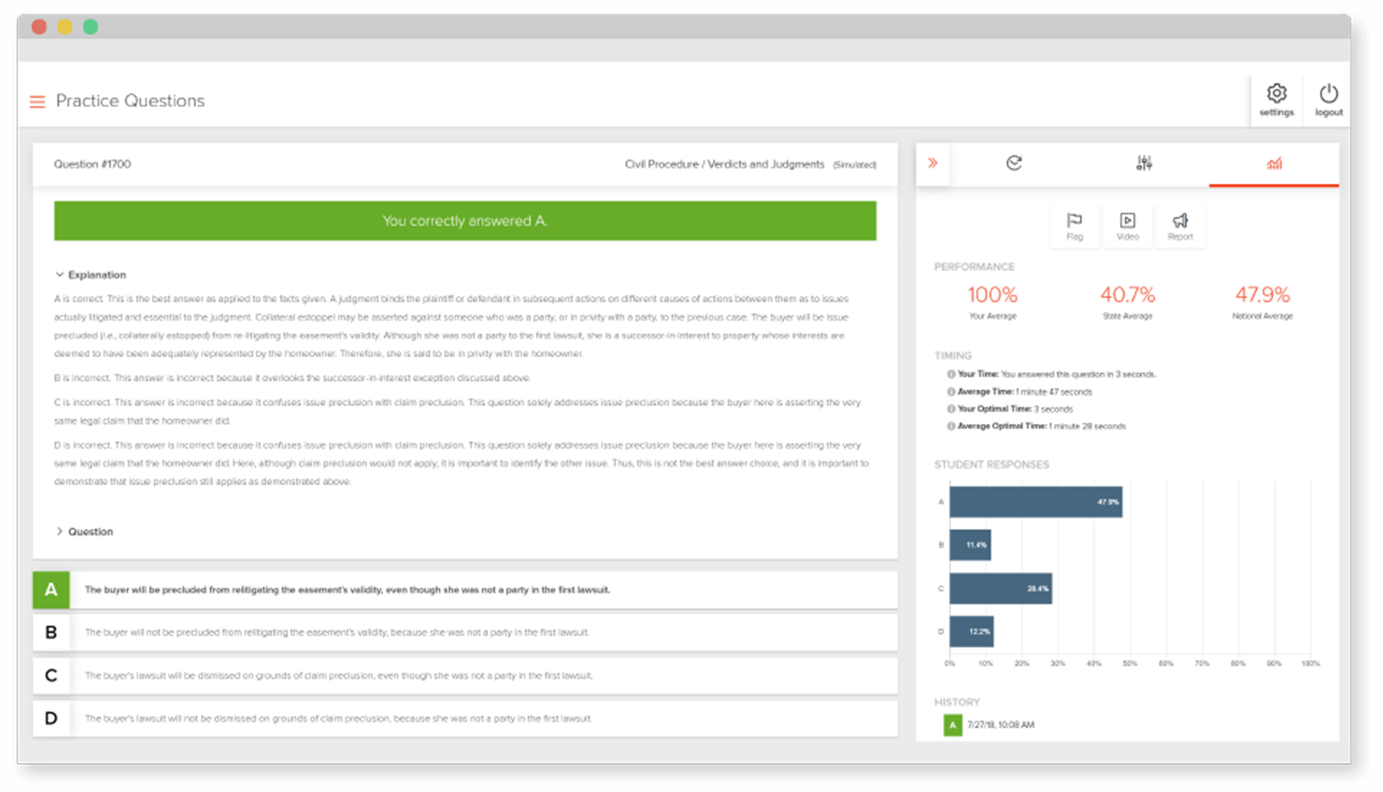 AdaptiBar Online MCQ Simulator & Prep | AdaptiBar